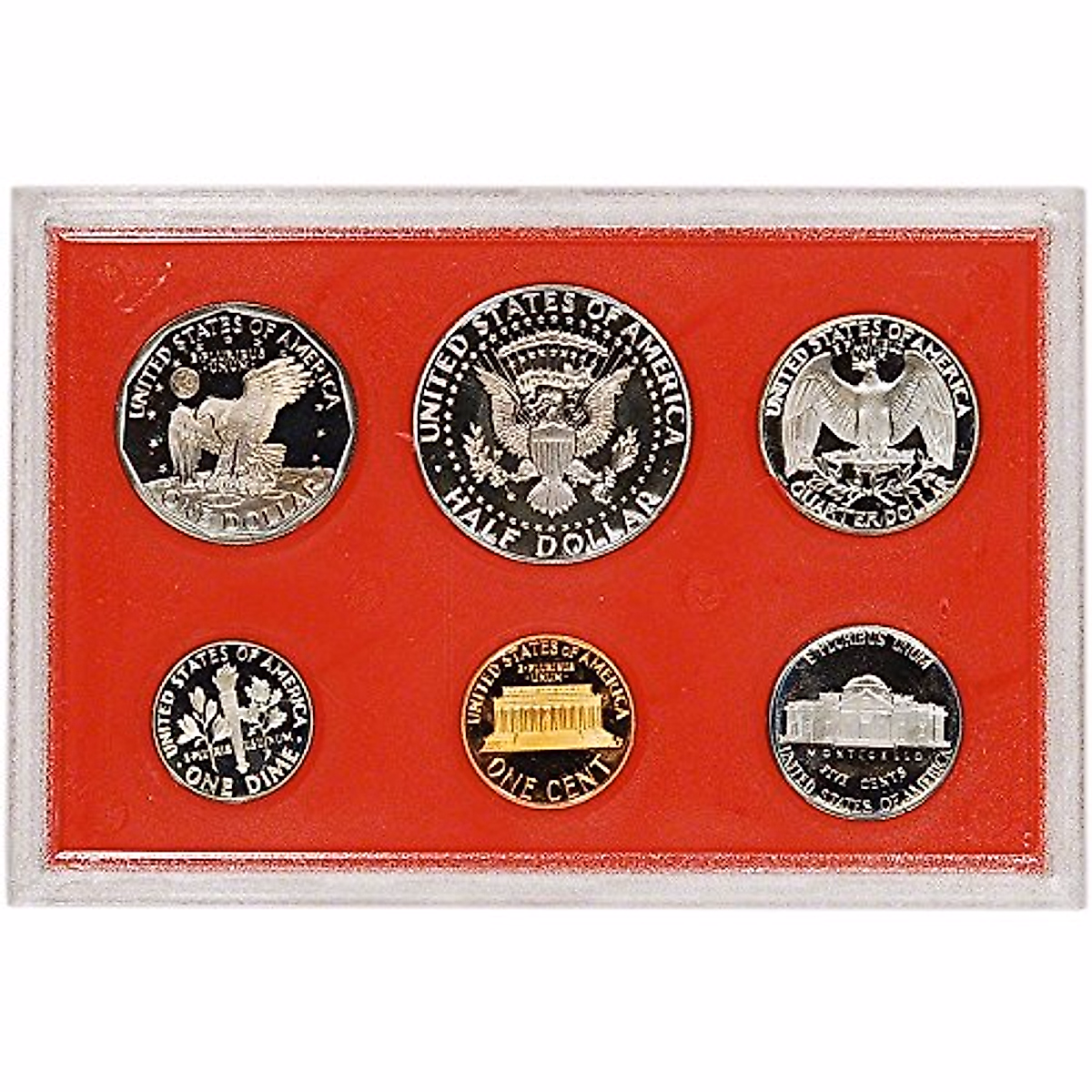 1980 S US Mint 6-piece Proof Set with SBA Dollar OGP Proof … - Seller DCAM