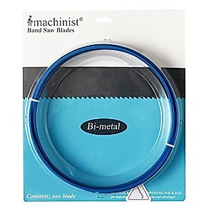 Imachinist S9334812 M42 93" X 3/4" X 8/12tpi Bi-Metal Band Saw Blades Metal Cutting Variable Teeth
