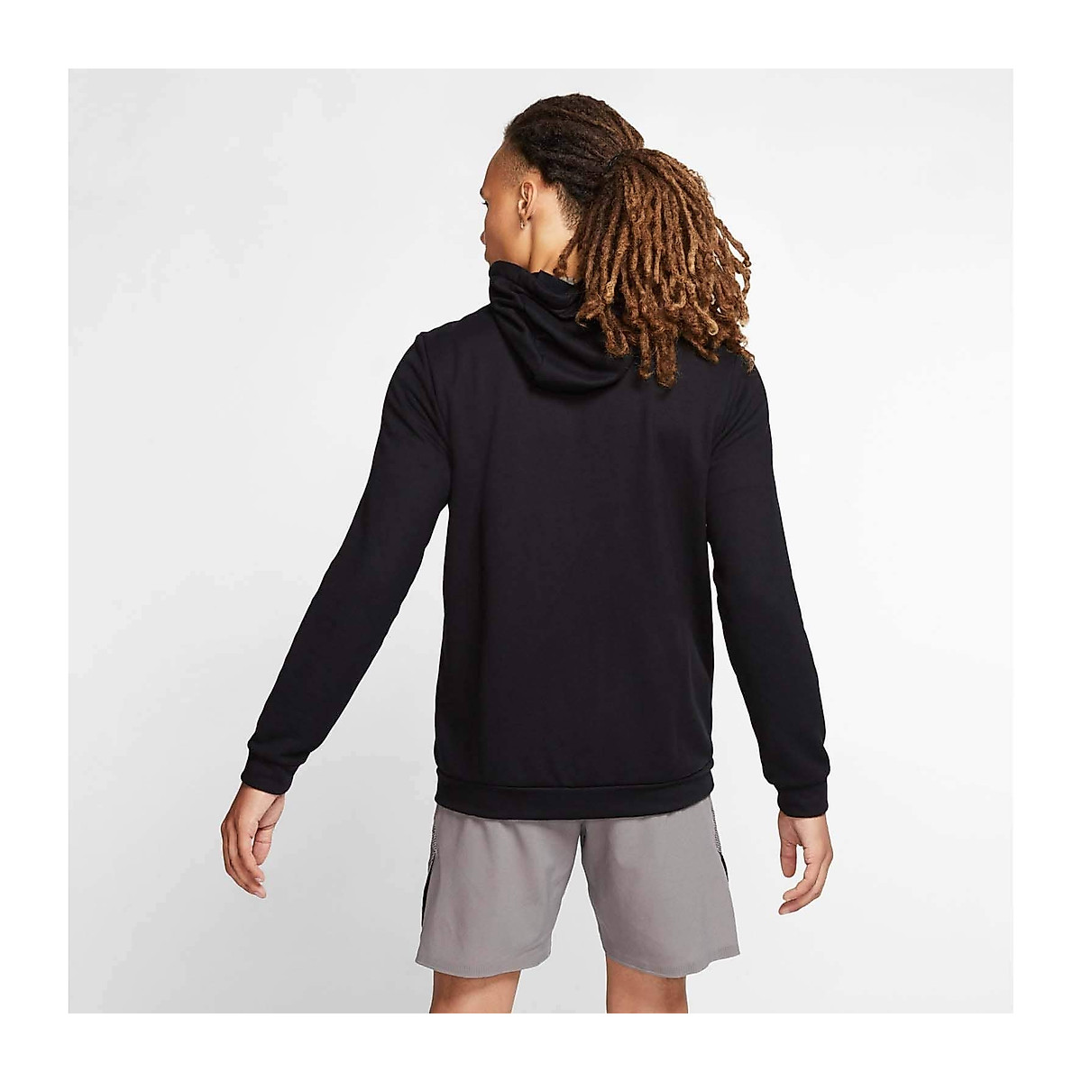 Nike Dry Hoodie Full Zip Fleece Black/White MD