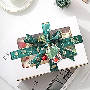 MonYouGe 30-Set Cupcake Boxes Bulk with Clear Display Window Hold 6 Standard Cupcakes, Disposable Food Grade White Cupcake Carrier Cupcake Container, Perfect for Cupcakes Muffins Cookies Pastries