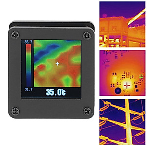 Walfront AMG8833 8x8 Infrared Thermal Imager Module with Shell IR Thermal Imaging Camera Module 7m Maximum Sensing Distance Handheld Array Temperature Measurement Sensor