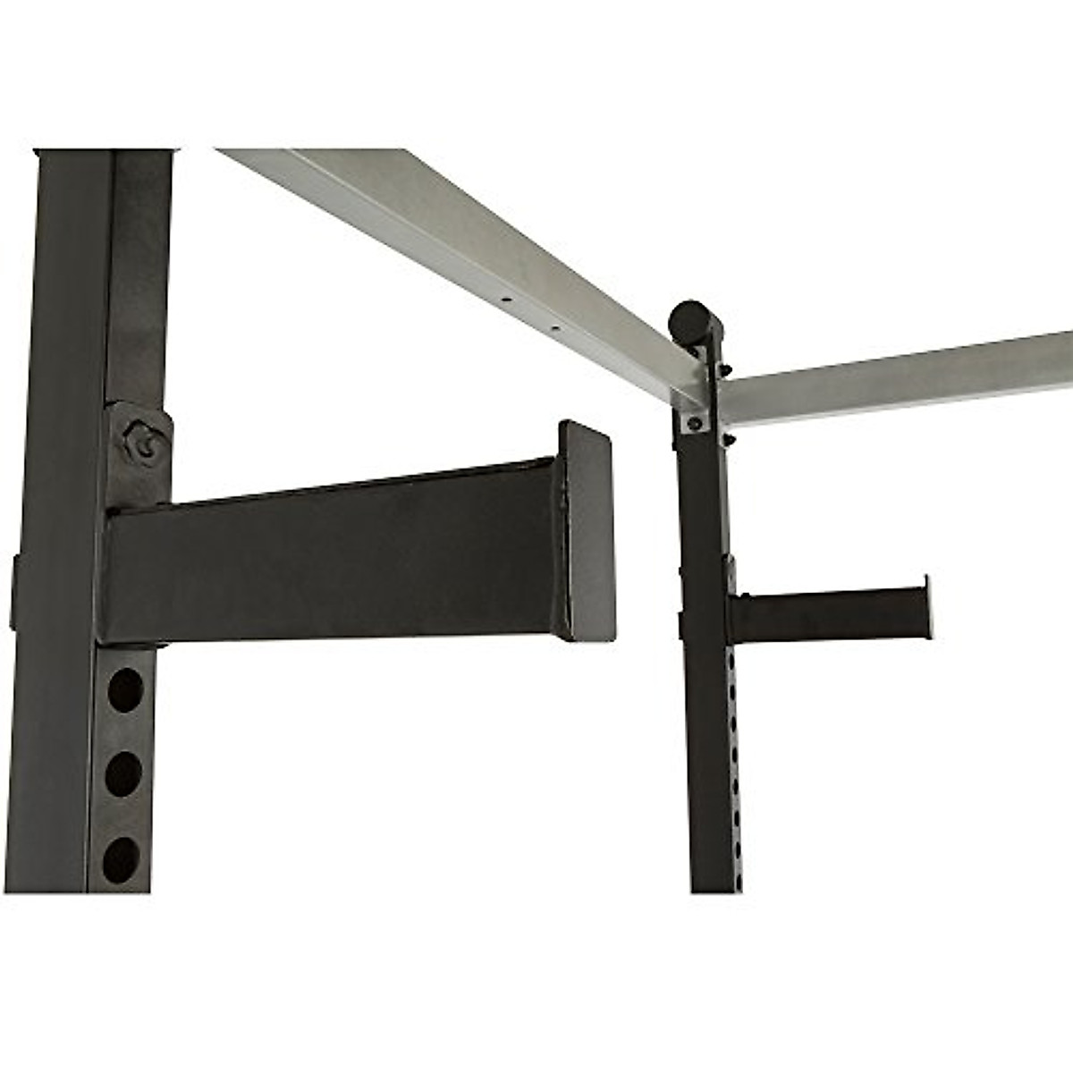 Fitness Reality X-Class Light Commercial High Capacity Olympic Power Cage, Without Lat Pull-Down Attachment, Grey