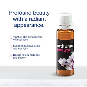 Orthomol Beauty, Women's Beauty Supplement, 7-Day Supply, Supports Hair, Skin, and Nail Health, Collagen Supplement with Coenzyme Q10