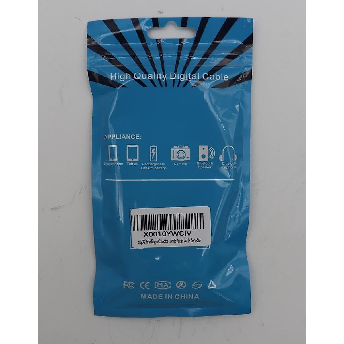 zdyCGTime Black 3.5mm Plug Male to 3 RCA Female Adaptor Audio Video Cable(25CM) (F/M))