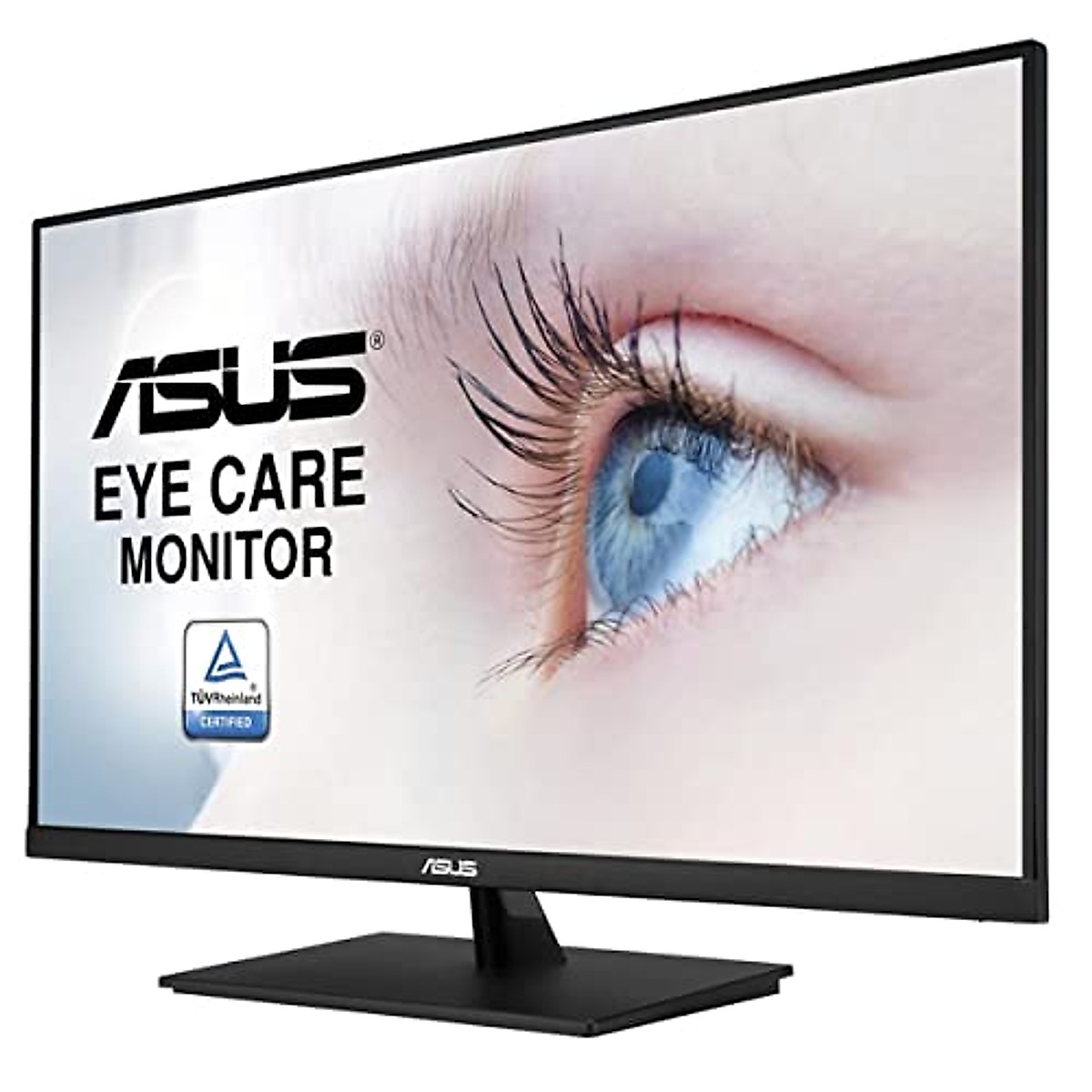 ASUS 31.5” 4K HDR Monitor (VP32UQ) - UHD (3840 x 2160), IPS, 100% sRGB, HDR10, Speakers, Adaptive-Sync/FreeSync, Low Blue Light, Eye Care, VESA Mountable, Frameless, DisplayPort, HDMI, Tilt