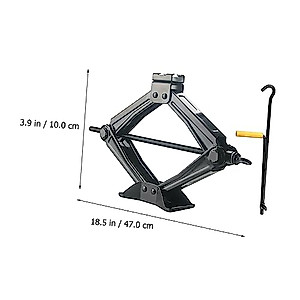 Vaguelly 1 Set Hand Jack Hand Tools tire Repair Tools tire Tool Scissor Jack Portable Jack for car Auto Hand Cranking Jack Steel 2.5 Ton Car Jack Tire Repair Jack Auto Repair Tool Scissors