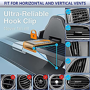 3 in 1 Car Phone Holder Mount for Dashboard Windshield Air Vent fit for Moto G Stylus(2023 2022 2021 2020/5G),Motorola G Power(2023 2022 2021),Edge 30 Fusion/Edge+/Thinkphone/G Play/G Pure/Fast,Z4 Z3