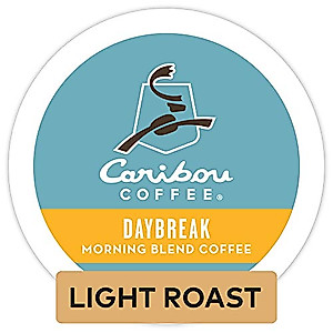 Caribou Coffee Daybreak Morning Blend Keurig K-Cups Coffee, 12 Count