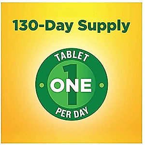 Nature Made Calcium, 500 mg, With Vitamin D, Tablets, 130 Count (Pack of 3)