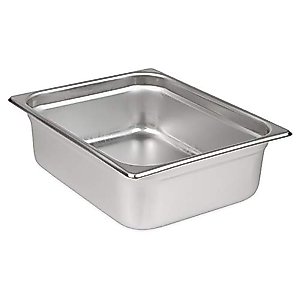 Update International (SPH-504) Half-Size, Anti-Jam Steam Table Pan, 4" Deep