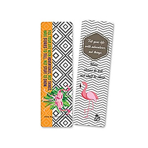 On Sales! Flamingo Bookmarks 60 pcs. Free Beauty E-Book. Encouraging, Inspiration, Unique Design Bookmark. Bookmark Card. Best Thanksgiving, Christmas Gift. Bookmark Bulk