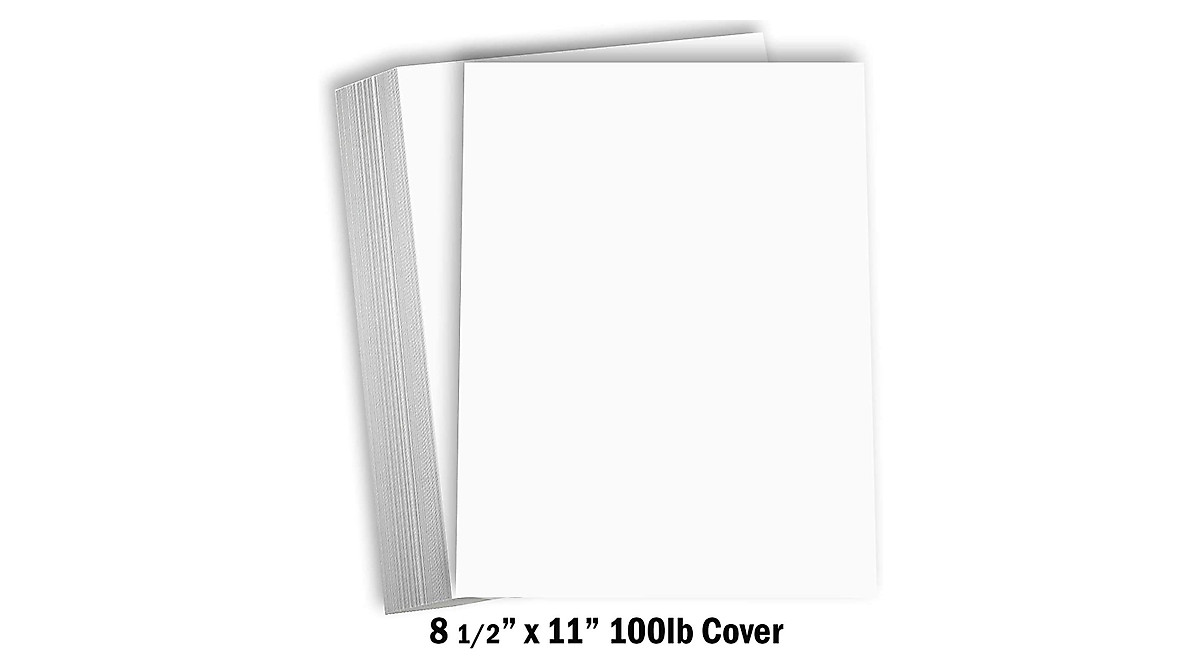 Hamilco Thick Cardstock Paper 50 Pack - 100 lb Cover