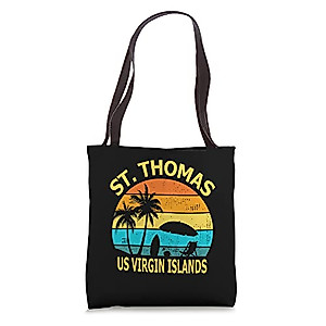 Travel St. Thomas US Virgin Islands Vacation Souvenir Tote Bag