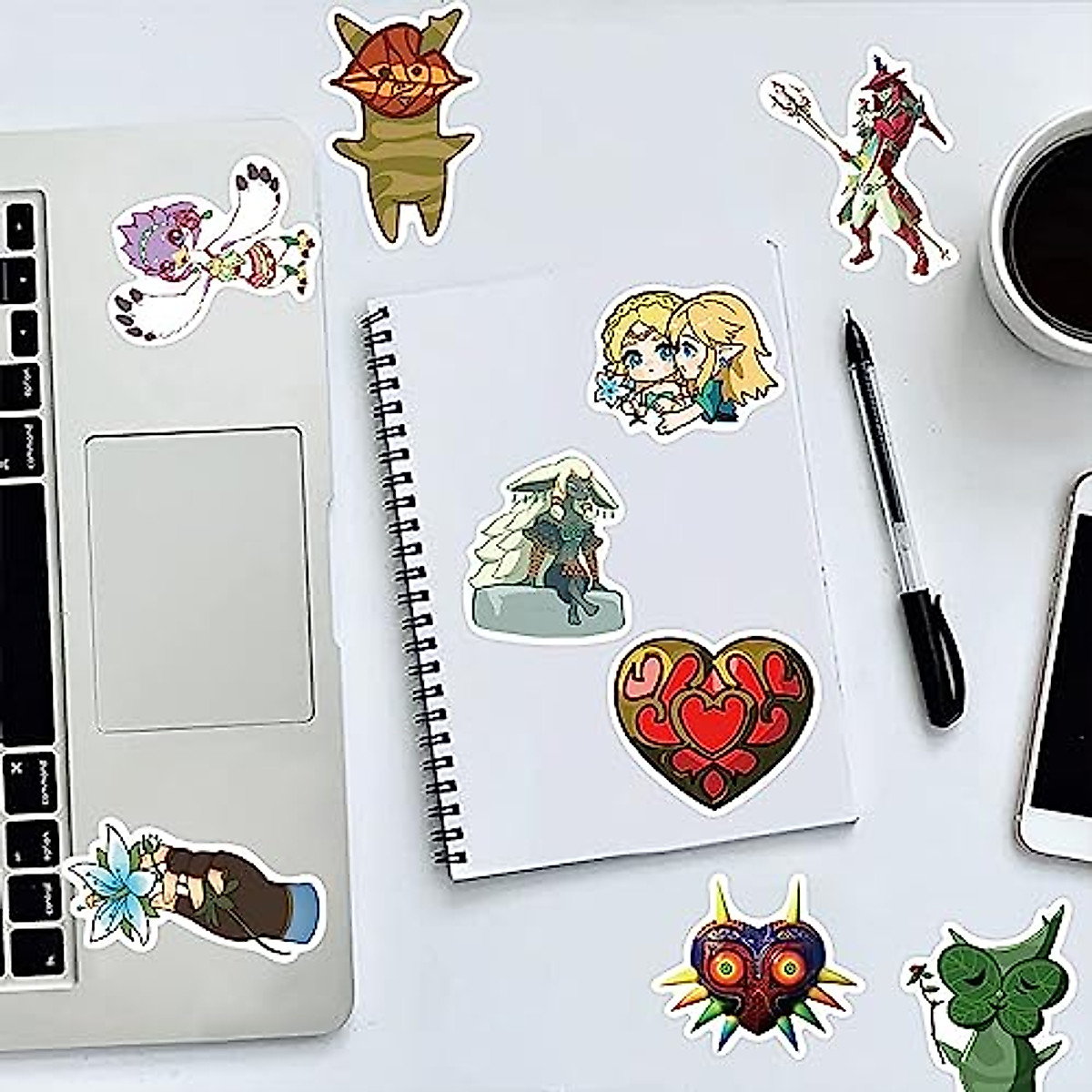 The Legend of Zelda Game Tears of the Kingdom Stickers,50Pcs Vinyl Waterproof Stickers for Laptop,Bumper,Skateboard,Water Bottles,Computer,Phone, Cool Stuff for Teens, Kids, Adults (Tears of the Kingdom)