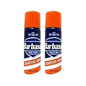 Barbasol Shaving Cream Sensitive Skin (Pack of 2)