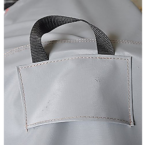 BroilPro Accessories Gas Grill Cover, Barbeque Grill Covers Weber, Holland, Jenn Air, Brinkman, Char Broil, Medium 58 x 23x 46 inches