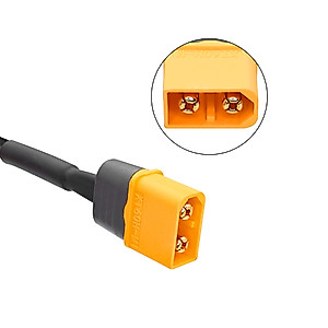 RIIEYOCA Solar Connector to XT60 Male Adapter Cable,1.8m/5.9ft XT60 Male Connector Connect Solar Panel for Solar Generator,Portable Power Station,Lipo Battery etc