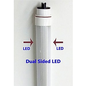NYLL - (Pack of 2 6 FT/ 72" Plug & Play LED Sign Lamp - (Dual-Sided) Daylight (6000K) T12/HO Bulb Replacement - Relamp F72T12/D/HO RDC 860 (Without rewiring or Modification) - Ballast Required!