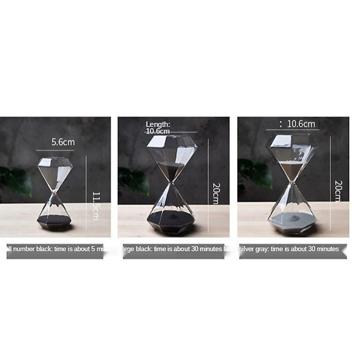 ACGrade 5/15/30 Wind Hourglass Timer Modern Design Office Decoration Ornaments Birthday Gift Sand Clock Sand Timer Hourglass Hourglass Timer