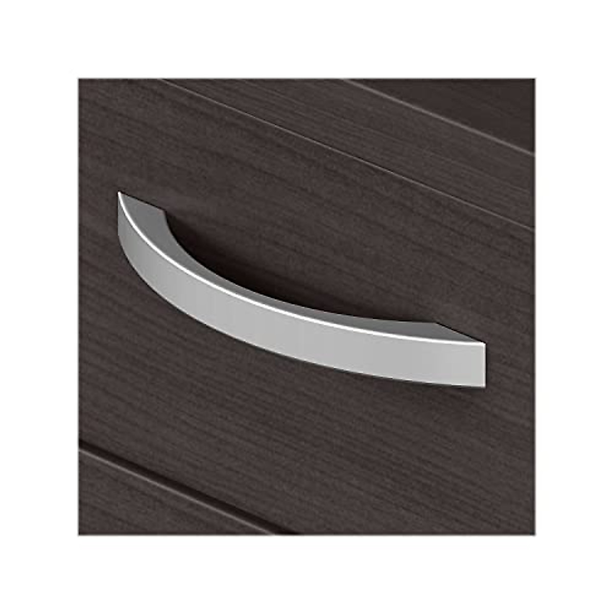 Bush Business Furniture Studio C Office Storage Cabinet with Drawers and Shelves, Storm Gray