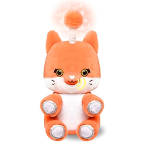 Fuzzible Friends Cubby The Fox Plush Light Up Toy – Works with Compatible Amazon Echo Devices for Interactive Activities and Sounds – Amazon Exclusive