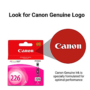 Canon CLI-226 MAGENTA Compatible to iP4820,iP4920,iX6520,MG5120 CANON EXCLUSIVE,MG5320,MG5520,MG8120/MG6120,MG8220/MG6220,MX882,MX892/MX472 Printers