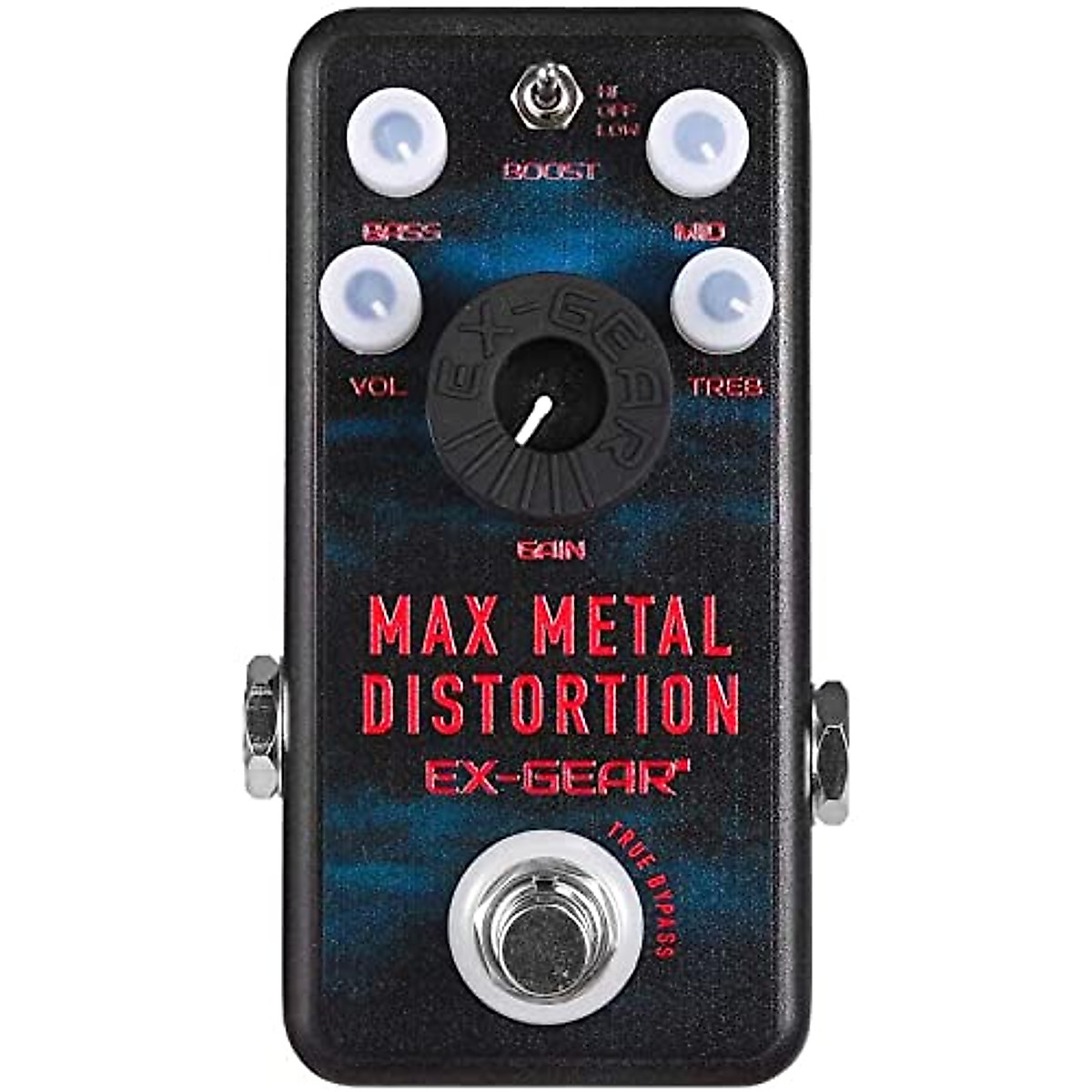 Max Metal High Gain Distortion Pedal with Full Range EQ for Metal & Thrash Guitar