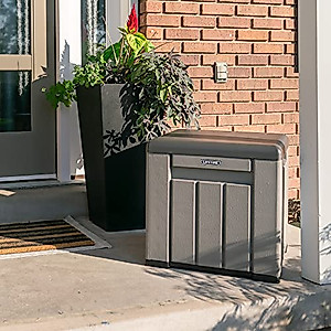Lifetime 60372U Outdoor Cube Storage Box, Gray