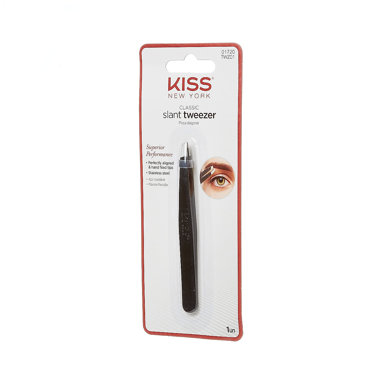 Kiss New York Tweezer Premium Precision Slant Tip TWZ01