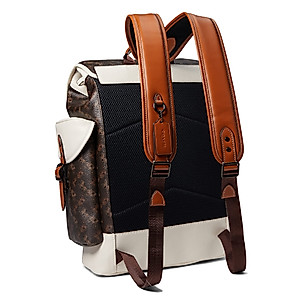 Coach Hitch Backpack in Color-Block Horse and Carriage Truffle/Chalk One Size
