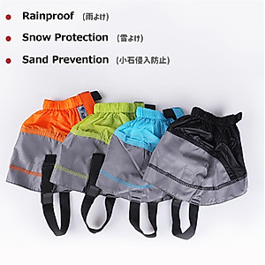 Azarxis Gaiters Low Gators Snow Ankle Gaiters for Women & Men & Youth Outdoor Hiking Walking Backpacking Lightweight Waterproof Adjustable Sand Proof (Green)