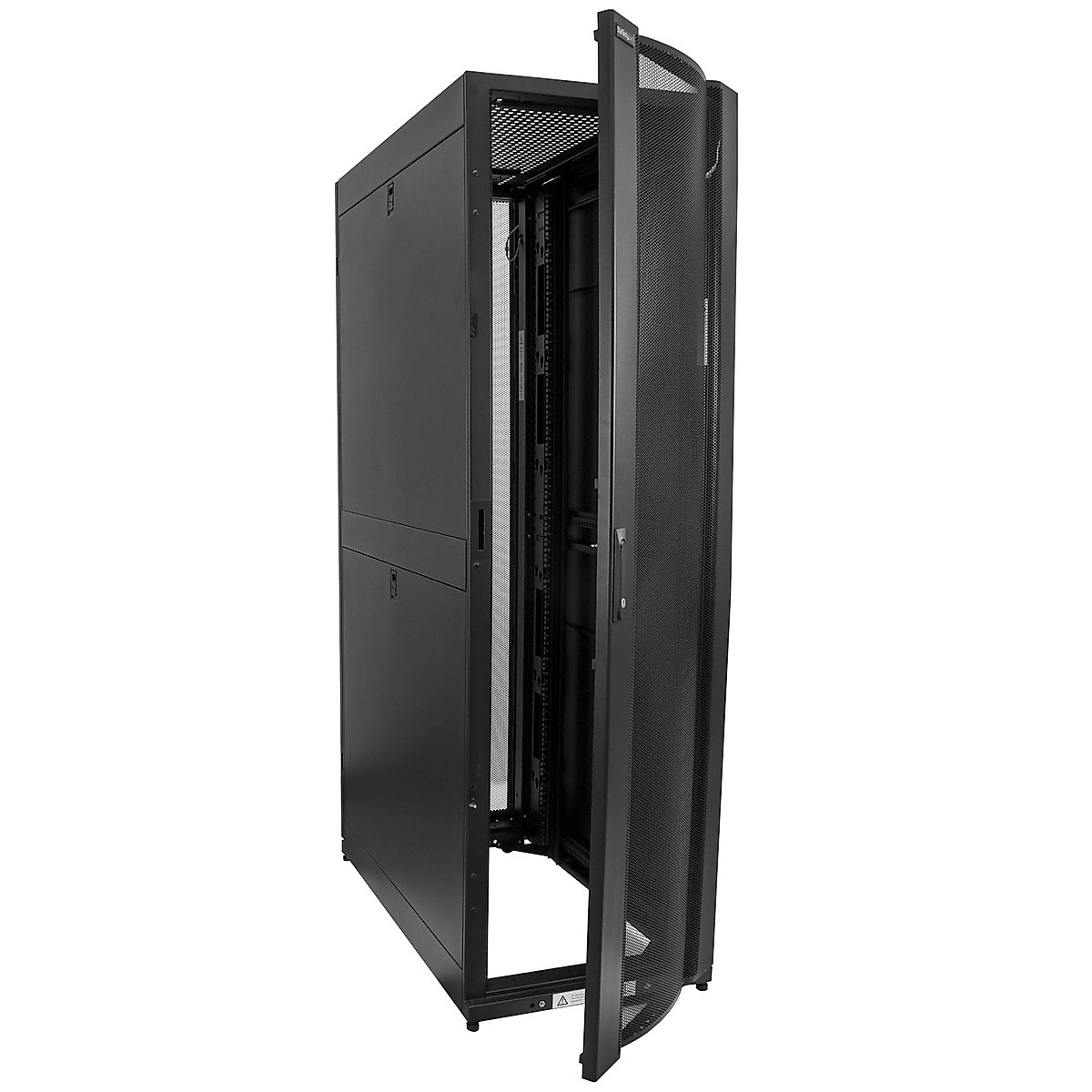 StarTech.com 4-Post 42U Server Rack Cabinet, 19" Data Rack Cabinet for IT Equipment Mount, Full Size Network Cabinet Storage