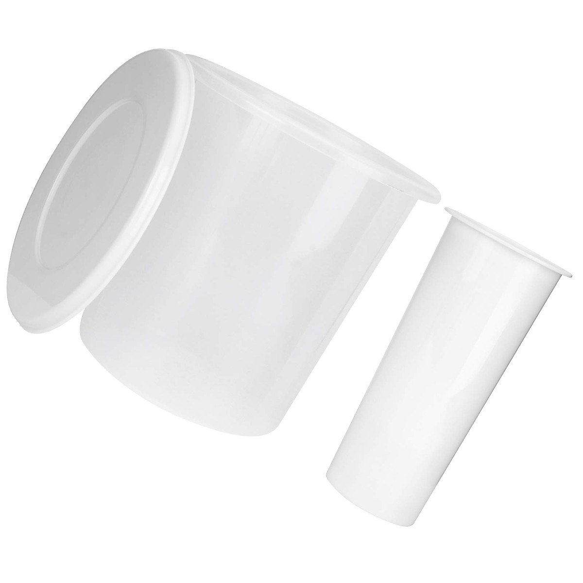 Shaved Ice Molds, Clear Reusable Shaved Ice Molds Cup for Ice Bucket Refillable Making Model with Lid