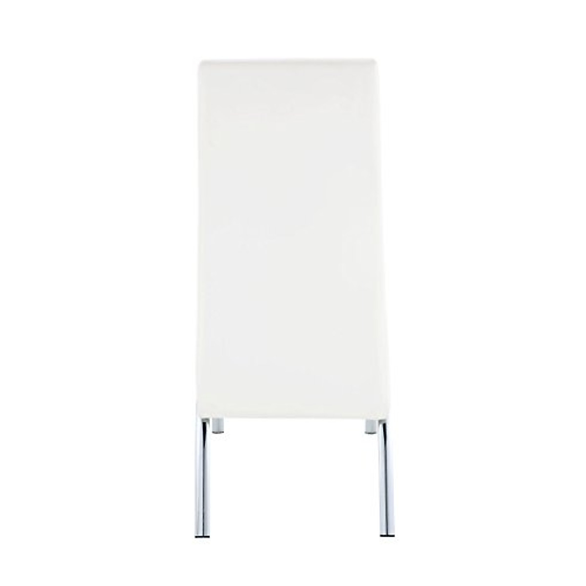 ACME Pervis Side Chair (Set-2) - 71107 - White PU & Chrome