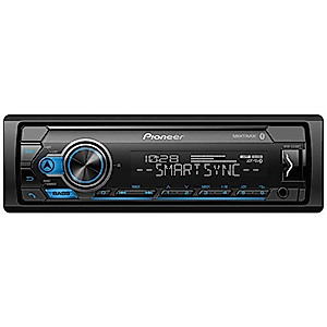 Pioneer MVH-S310BT Single Din Built-In Bluetooth, MIXTRAX, USB, Auxiliary, Pandora, Spotify, iPhone, Android and Smart Sync App Compatibility Car Digital Media Receiver
