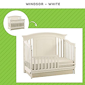 CC KITS Toddler Bed Safety Guard Rail for Baby Cache Cribs (White)