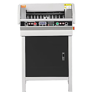 Vevor Electric Paper Cutter 450mm 17.7 Inch Paper Cutter Guillotine Numerical Control Automatic Digital : Office Products