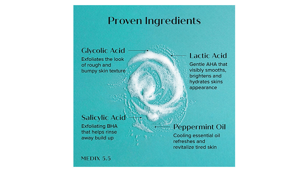 Medix 5.5 Body Scrub - Exfoliating Glycolic Acid Wash