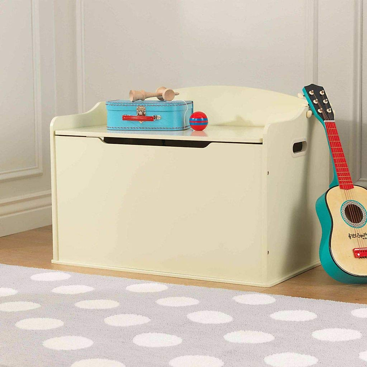 KidKraft Austin Toy Box, Vanilla