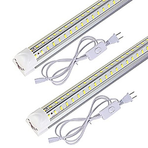 SIOLAXEN led Light Bulbs,50W 3300LM 6500K,Led Garage Ceiling Lights Super Bright,Led Light Color Changing for Workbench or Under Cabinet Lighting