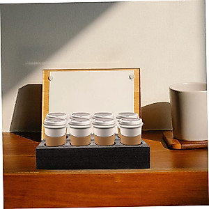 4 Pcs Milk Tea Cup Holder Cup Fixing Packing for Cup Drink Carrier Tray to Go Coffee Cup Holder 8 Cup Accesorios Auto Takeout Coffee Cup Holder Universal Bottle Rack Epe re-usable