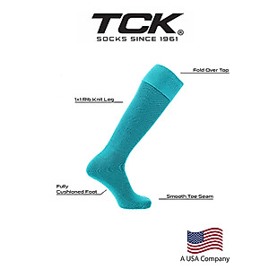 TCK Soccer Socks Multisport Tube MS (Marlin Teal, Medium)