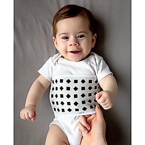 Nanit Breathing Wear Band – Works with Nanit Pro Baby Monitor to Track Breathing Motion Sensor-Free, Like Your Hand On Their Heart from Anywhere, 100% Cotton, Size Large, 3-24 Months, Pebble Grey