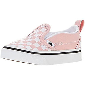 Vans Slip-ON V (Checkerboard) Powder Pink/True White Size Toddler Size 4