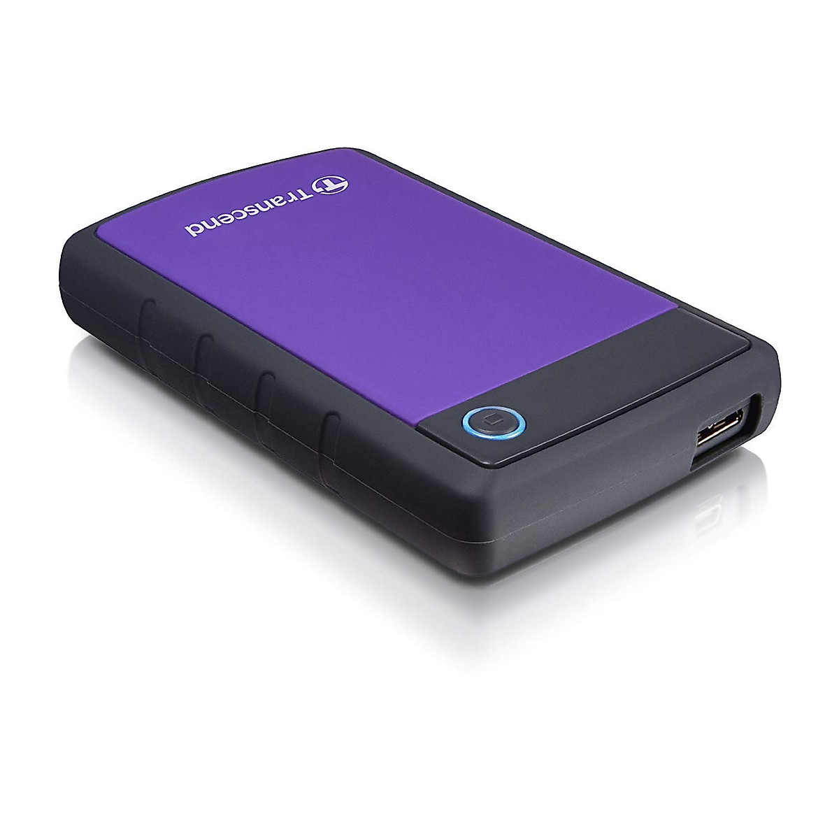 Transcend Storejet 2TB Portable USB 3.0 Hard Disk (TS2TSJ25H3P), Purple