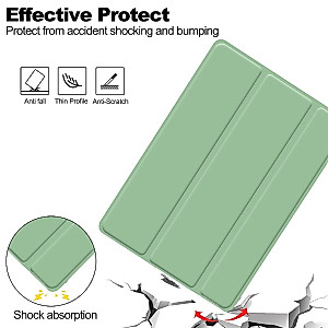 Protective Tablet PC Cover Case Smart Tablet Cover Case Compatible with Samsung Galaxy Tab A8 10.5 X200/X205 (2022),Tri-Fold Slim Tablet Case Shockproof Honeycomb TPU Case with Rugged Durable Stand+Au