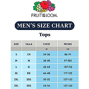 Fruit of the Loom Men's Stay Tucked Crew T-Shirt - X-Large - White (Pack of 6)