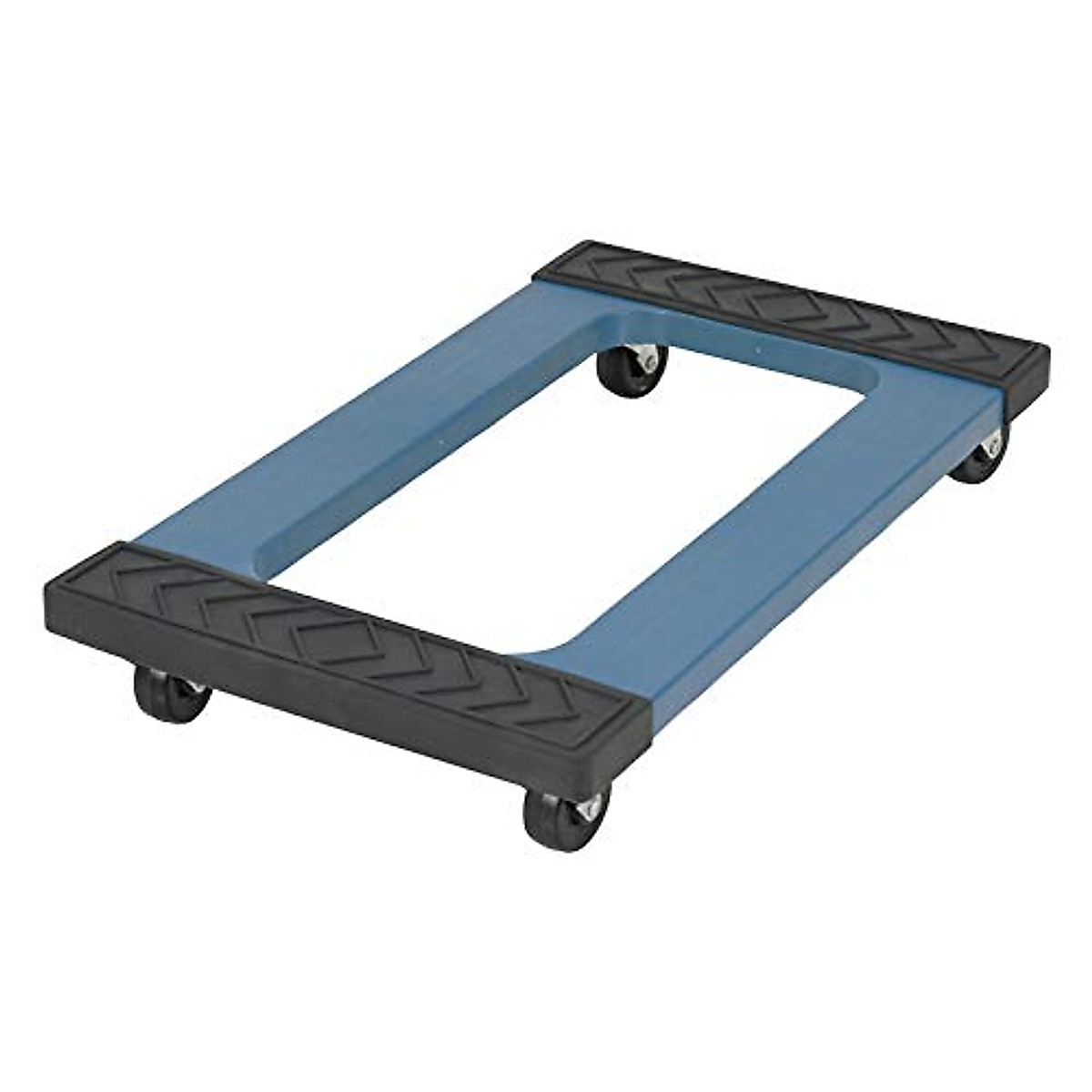 Vestil PDOC-1830 Plastic Dolly Rubber End, 1000 lbs Capacity, 30" Length x 18" Width x 5-1/2" Height Deck