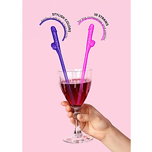 12pcs Bachelorette Pennis Party Straws Bridal Shower Games, Bachelorette Pennis Straws Decorations, Funny Drinking Pennis Straws, Crazy Pennis Straws Bride Party, Hen Naughty Party Straws Favors