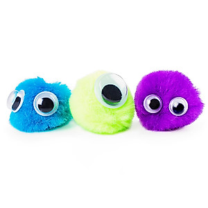 Super Z Outlet Mini Wiggle Eyes Black Small Plastic Round Moving Googly Eyes for Children School Classroom Arts & Crafts Models (500 Eyes)